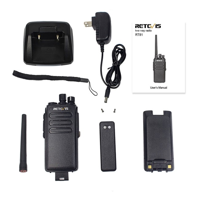 RETEVIS RT81P UHF DMR Dual Time Slot IP67 2 Way Radios High Power ...