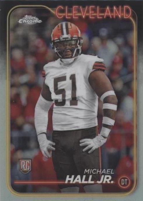 2024 Topps Chrome - Rookies Michael Hall Jr. #268 Refractor (RC) for ...