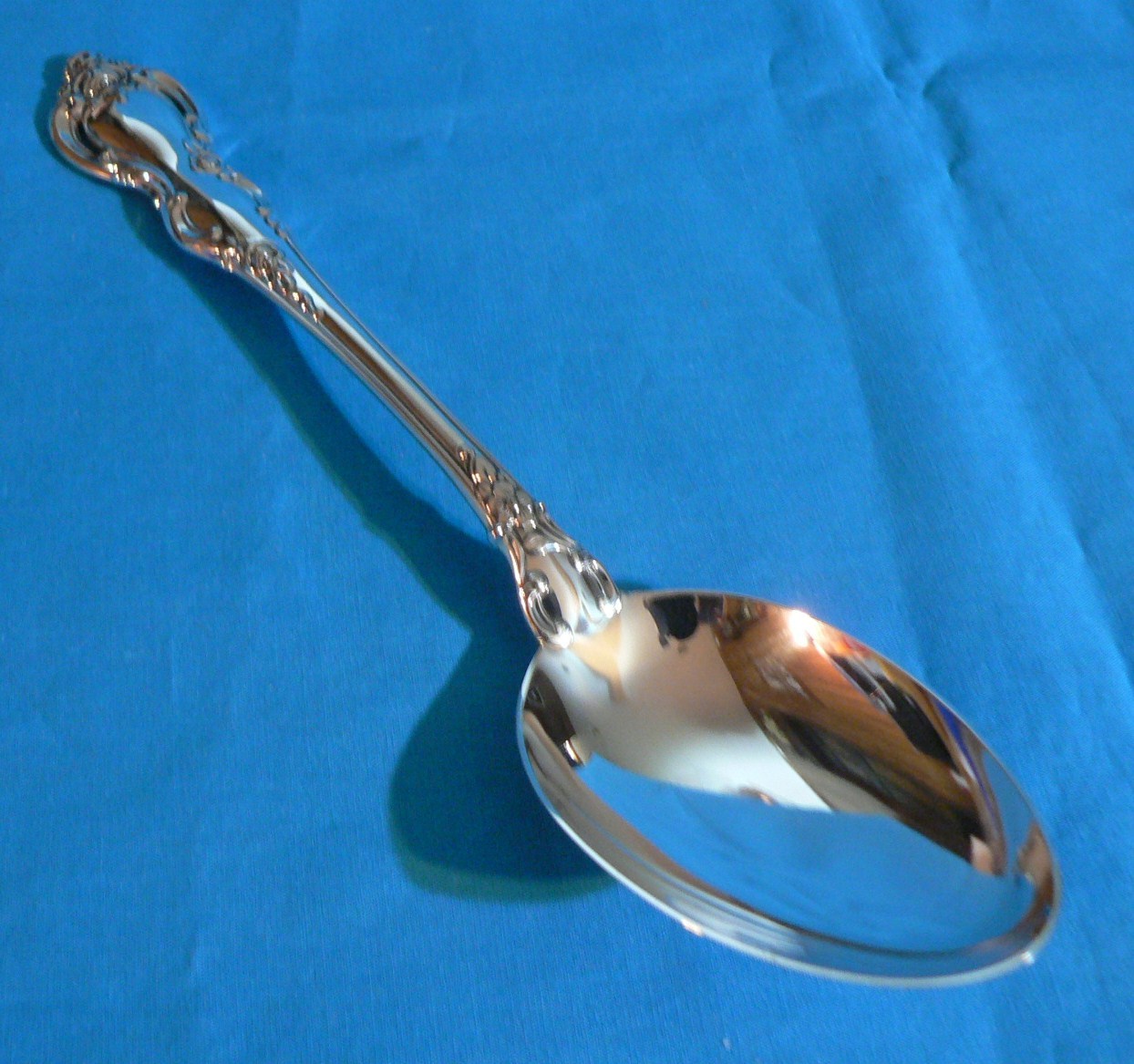 TOWLE SPANISH PROVINCIAL STERLING SILVER PIERCED SERVING SPOON TABLE ...