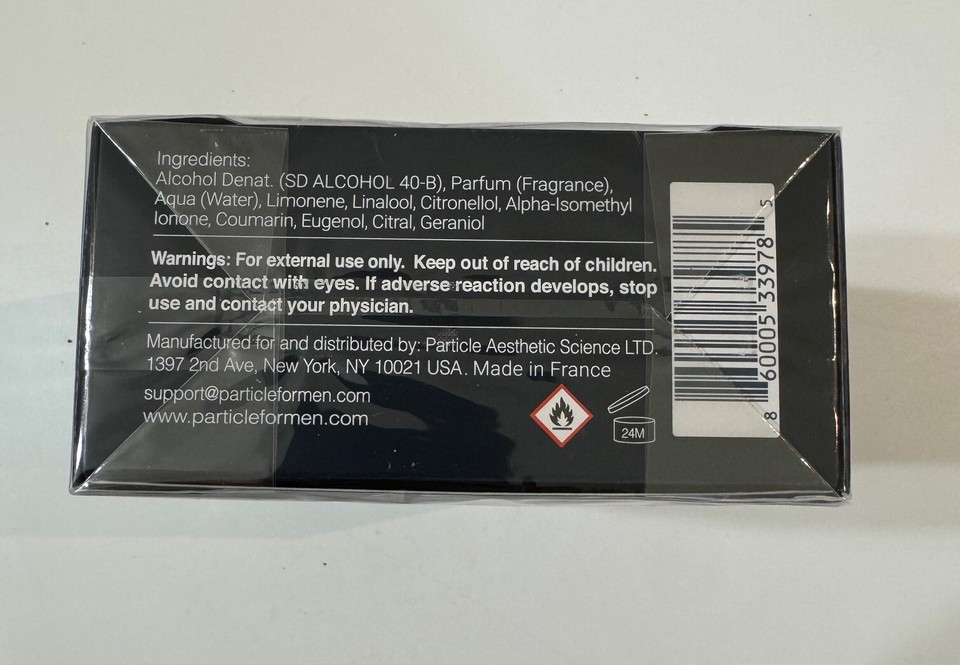 Particle Gravite Cologne 12 Hour Scent 3.38 fl oz / 100 ml Brand New ...