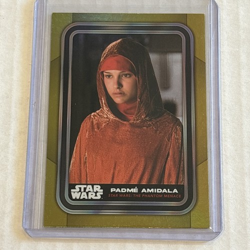 2023 Topps Star Wars Flagship Padme Amidala Gold Rainbow Foil Parallel ...