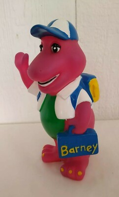 Barney The Purple Dinosaur Coin Piggy Bank Lyons Vinyl Back to School ...