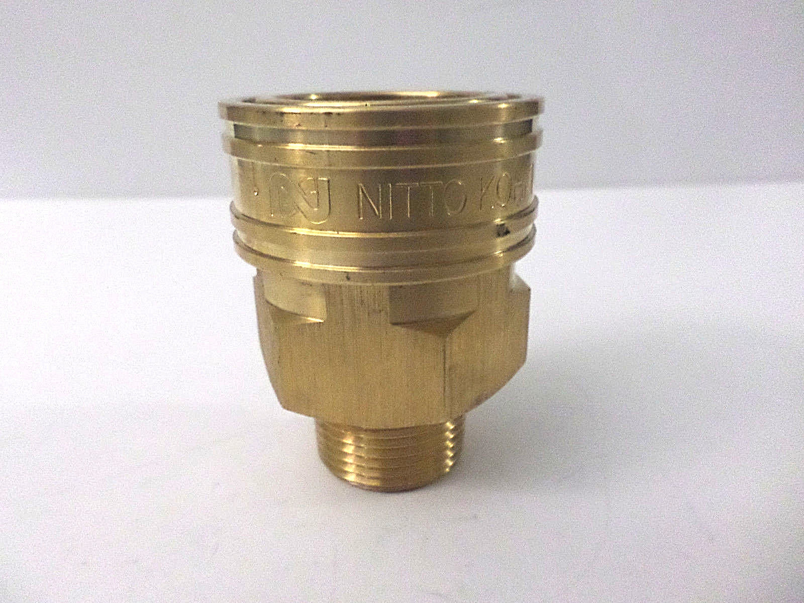 Nitto Kohki 8TSM TSP Cupla Socket Coupler 1", Brass PREOWNED UNIT OPEN ...