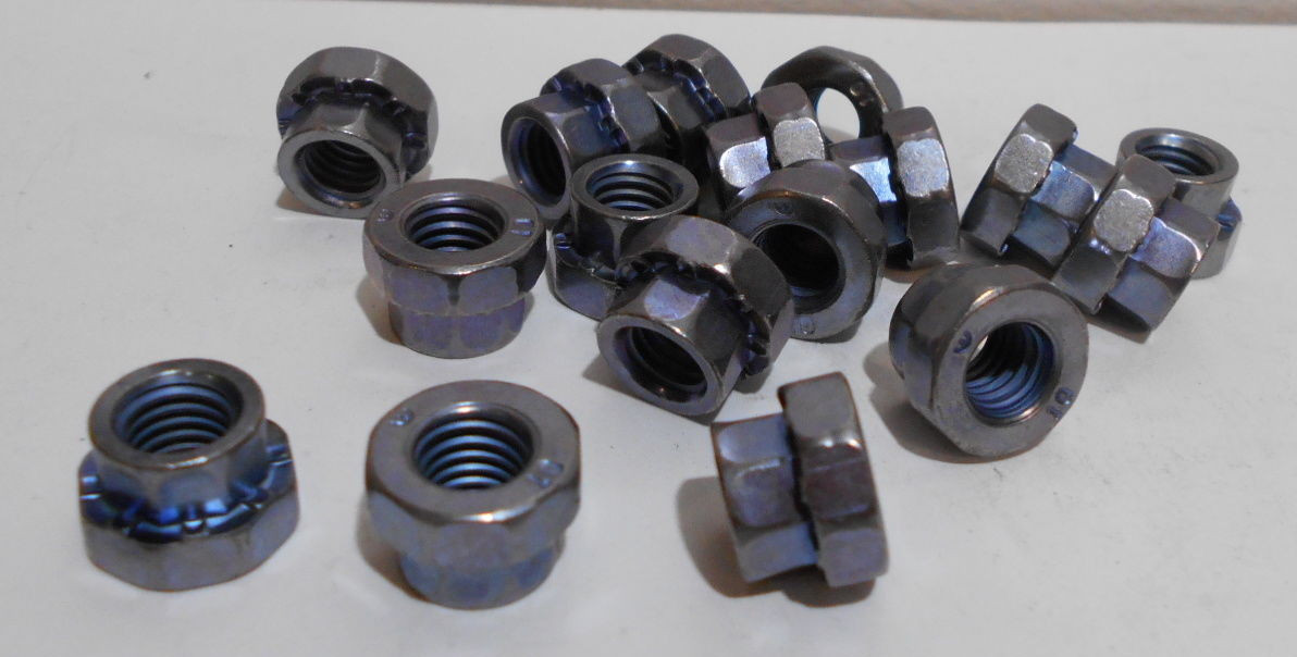 Lot of 50 Steel Spac Nuts M8 X 1.25 X5.70 HGL Lt | eBay