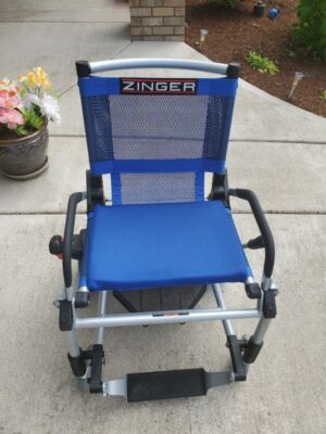 Zinger Electric Wheelchair - Lightweight Chair, Easy To Use, Great For ...