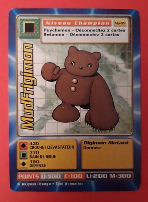 Mudfrigimon Carte Digimon France Mp-99 | eBay
