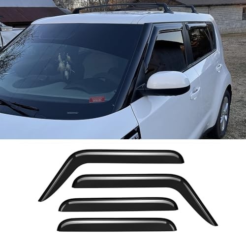 94367 Sunproof Waterproof Side Window Wind Deflector, 4pcs 2014-2019 ...