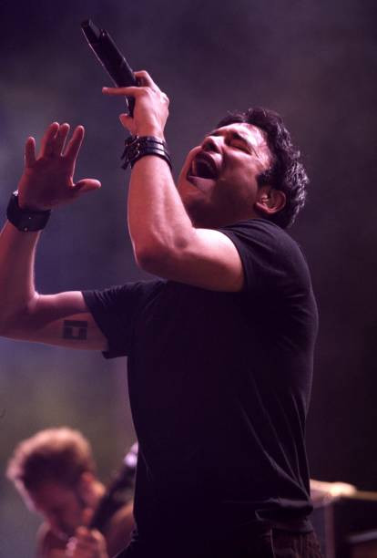 Trapt singer performing at the KROQ Almost Acoustic Christmas conc- Old ...
