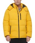Club Room Men's Stretch Hooded Puffer Jacket- Yellow Sz M | eBay