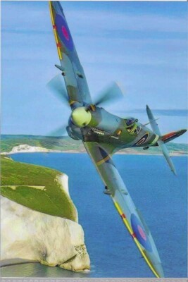 RAF Spitfire White Cliffs of Dover WW2 WWII Re-Print 5x7 | eBay
