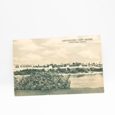 Greyhound Post House vintage postcard Hotel Facilities Midway Miami Key ...