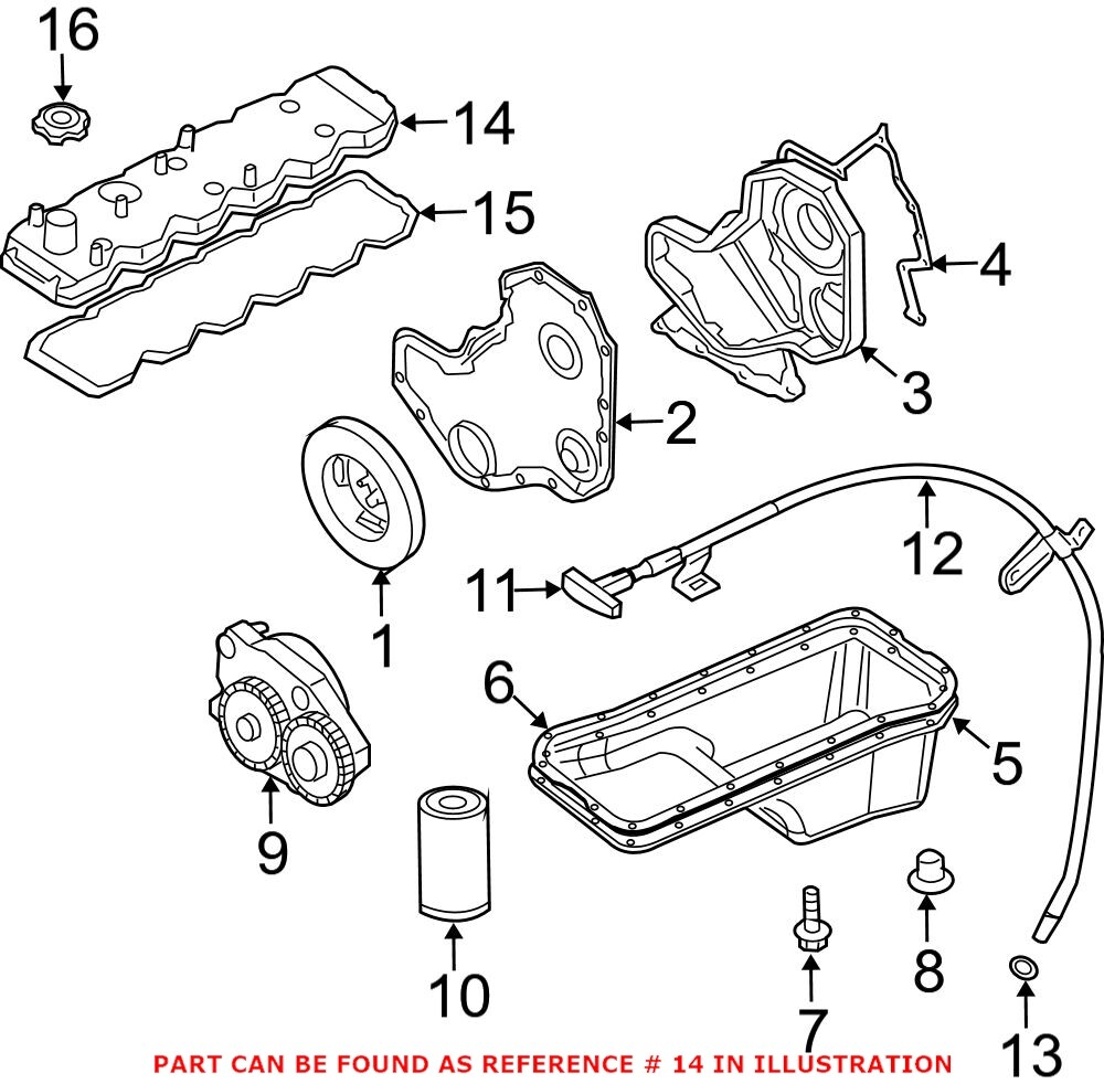 Genuine OEM Engine Valve Cover for Dodge 68445548AA | eBay