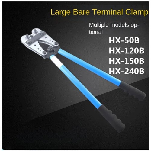 HX-50B Large Crimping Pliers Terminal Pliers 6-50mm2 Terminal Crimping ...