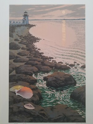 Nantucket -artist- Donn Russell, "Early Light", romantic Brant Point ...