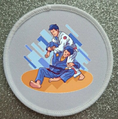 7" Large Brazilian Jiu Jitsu Gi Sublimation Iron / Sew Patch Badge BJJ ...