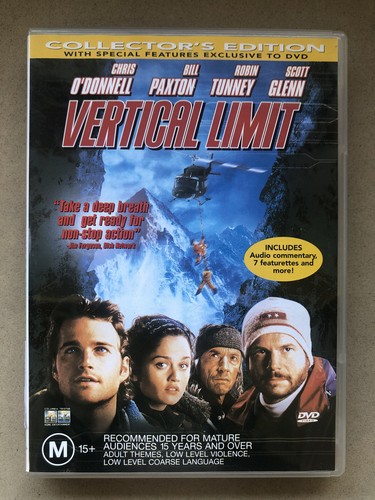 Vertical Limit (DVD 2000) Region 4 Adventure, Drama Chris O'Donnell ...
