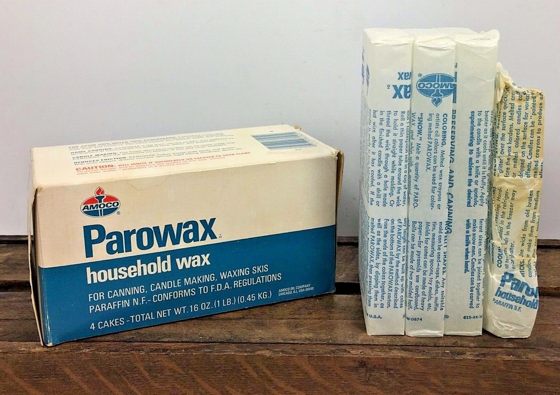 NOS Vintage Original Parowax Surfboard Long Board Ski Wax Set of 4 ...
