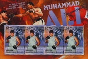 MUHAMMAD ALI (Fight vs. Doug Jones) Boxer Boxing Stamp Sheet (2012 ...