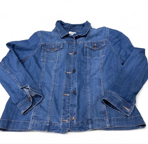 Croft & Barrow Women's Denim Jacket Size XXL | eBay