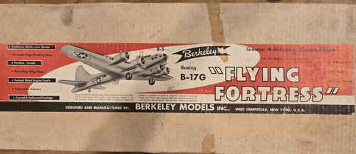 Berkeley B-17G Flying Fortress Flying Model Kit | eBay