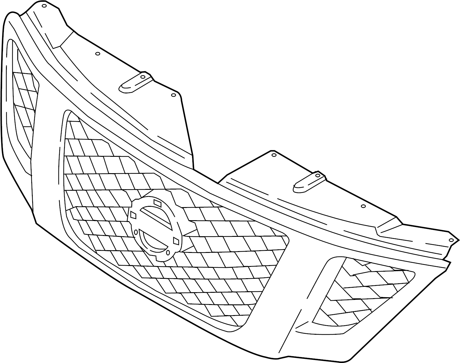 NISSAN ARMADA SL SV Platinum Grille 62310-5ZW0A OEM New 2017 2018 2019 ...