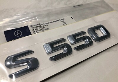 1X Fits 2017-2020 Mercedes S550 Rear Trunk Emblem Logo Badge Letter ...