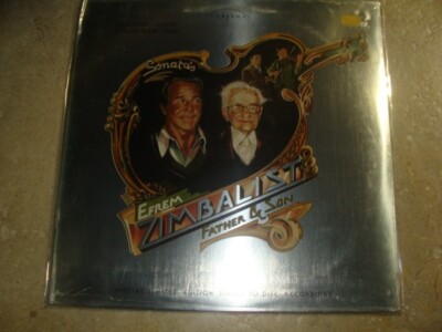 VINYL RECORD LP EFREM ZIMBALIST FATHER & SON SPECIAL DIRECT TO DISC LTD ...