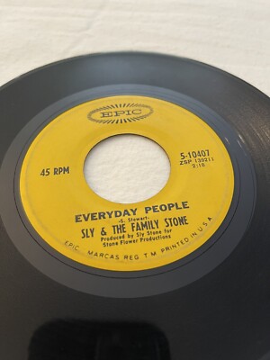Sly & The Family Stone “Everyday People/Sing A Simple Song” 45 RP ...