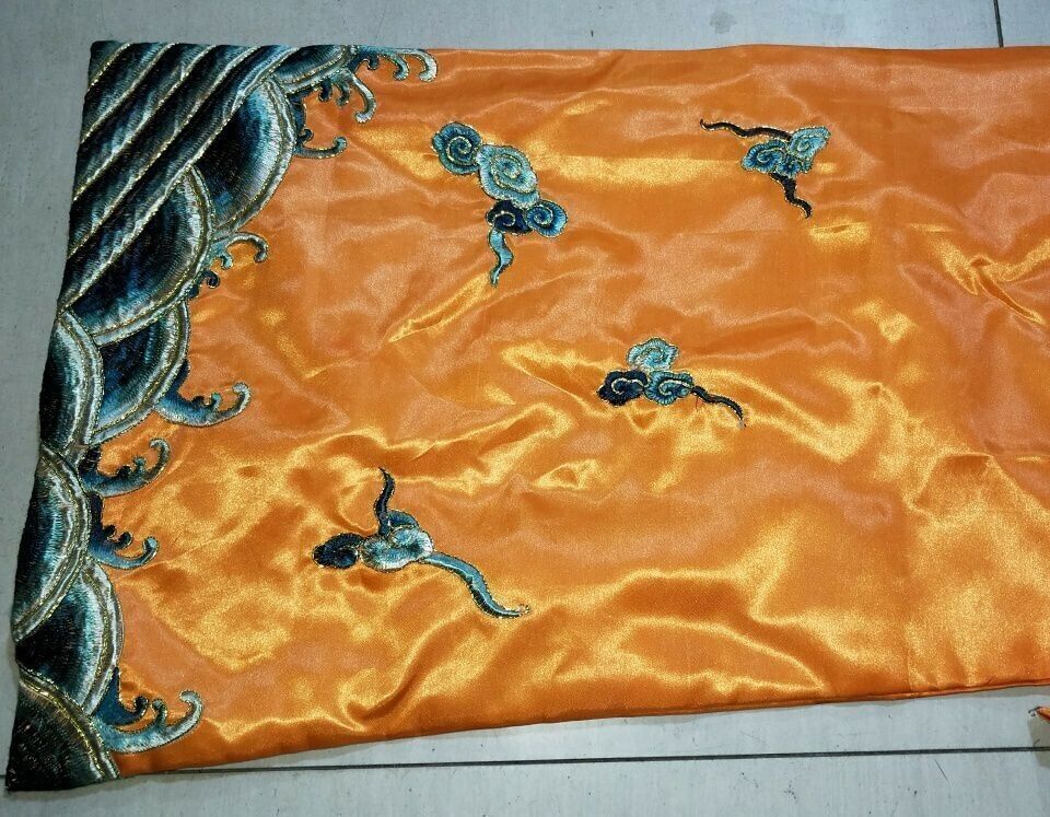 Rare China Ming Dynasty dynasty silk embroidery Loong Dragon Emperor ...