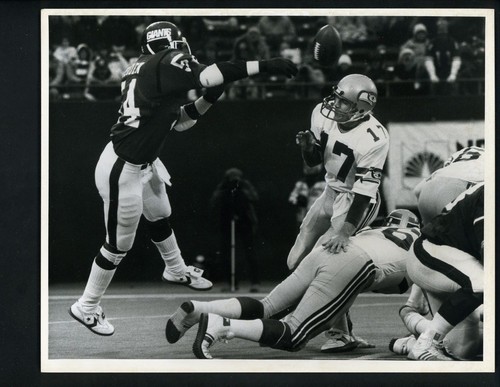 Dave Kreig & Andy Headen 1983 Press Original Photo by Bob Olen Seahawks ...