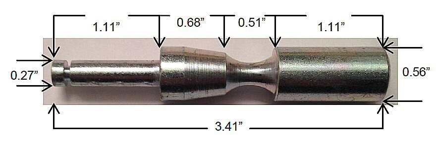 QDK1 PTO Push Pin for old style American Yokes | eBay