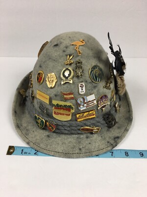 Wegener Schladminger Wetterfest Austrian Felted Wool Alpine Hat + 41 ...