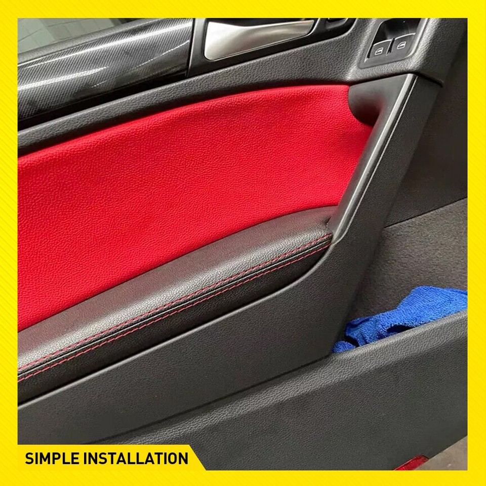 2X Interior Door Handle Cover Pull Trim For VW Golf GTI MK6 2009-2013 4 ...