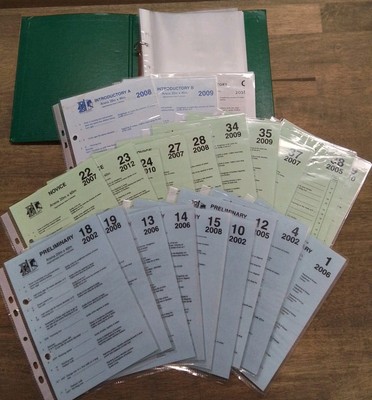 British Dressage Introductory Preliminary Novice Written Test Sheets A5 ...