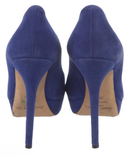 jimmy Choo Suede Blue heels Size 6.5 | eBay