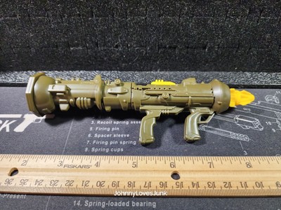 Vintage GI JOE Action Figure Accessory Toys Weapon Bazooka Rocket Tube ...