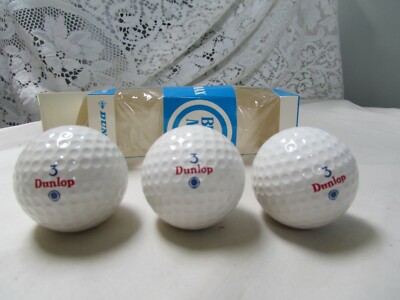 Vintage Dunlop New Blue Max Golf Balls #3 Sleeve of 3 | eBay