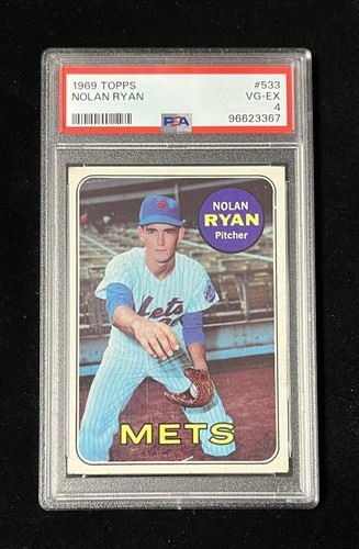1969 Topps NOLAN RYAN #533 PSA 4 NEW YOUR METS | eBay