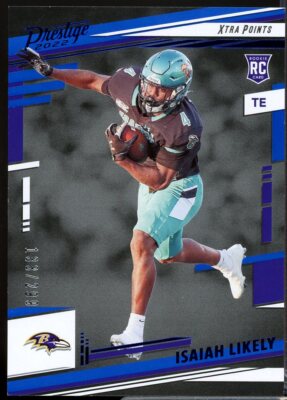 Isaiah Likely Rookie Card 2022 Prestige Xtra Points Blue #340 | eBay