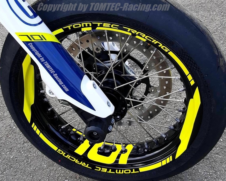 Stickers Rims Stickers Supermoto Husqvarna 701 Husky FS Fe 350 450 501 ...