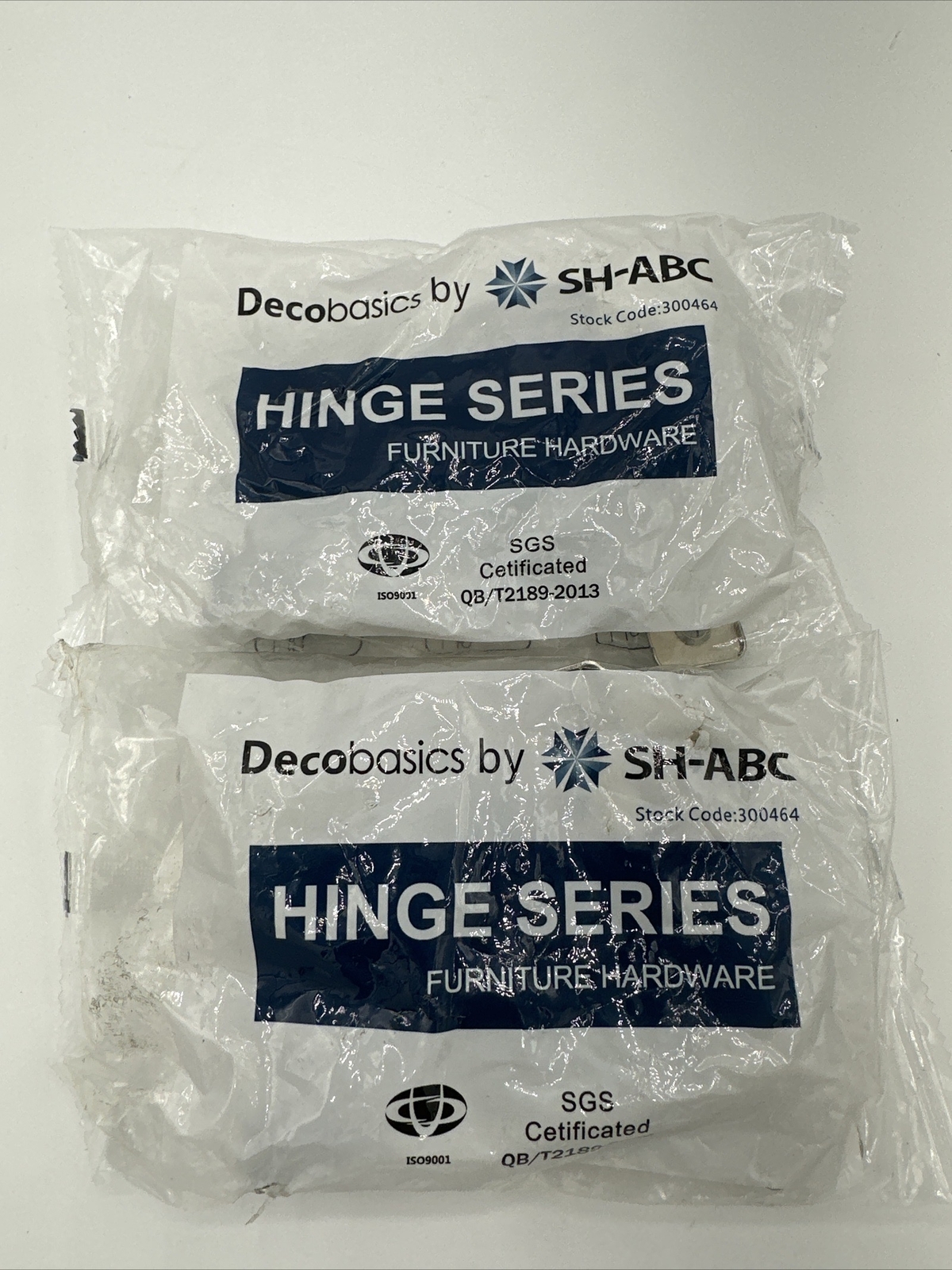 Lot of 2 DecoBasics By SH-ABC Cabinet Door Hinges Self Closing 2/Pack ...