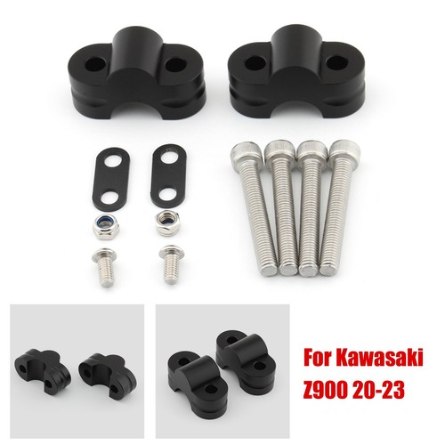 Aluminum Handle Bar Riser Handlebar Mounting Clamp For Kawasaki Z900 ...