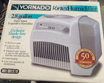 VORNADO VORTEX 2.8 Gal High Output Evaporative Humidifier | eBay