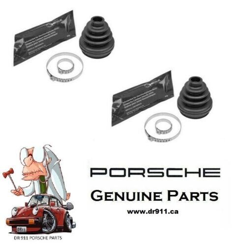 Porsche 911 Front Inner Axle Boot Kit SET GENUINE 99634929100 996 349 ...