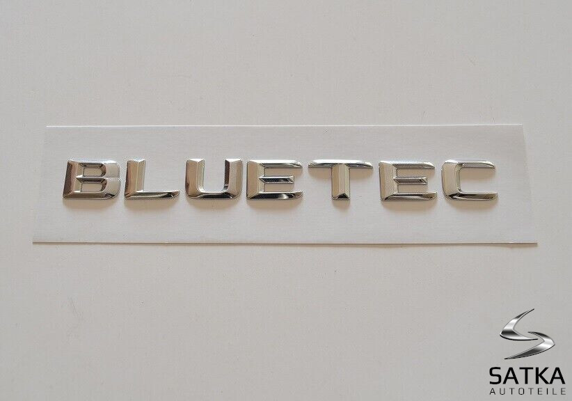 Bluetec Schriftzug für Mercedes Typenschild Aufkleber Emblem Logo | eBay.de