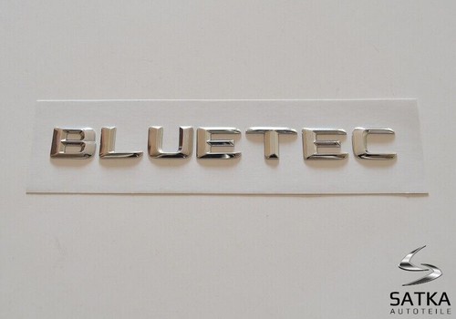 Bluetec Schriftzug für Mercedes Typenschild Aufkleber Emblem Logo | eBay