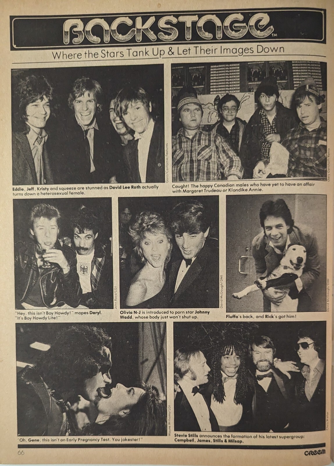 Creem Magazine May 1982 The Cars, Blasters, Fleshtones, Ozzy, AC/DC ...