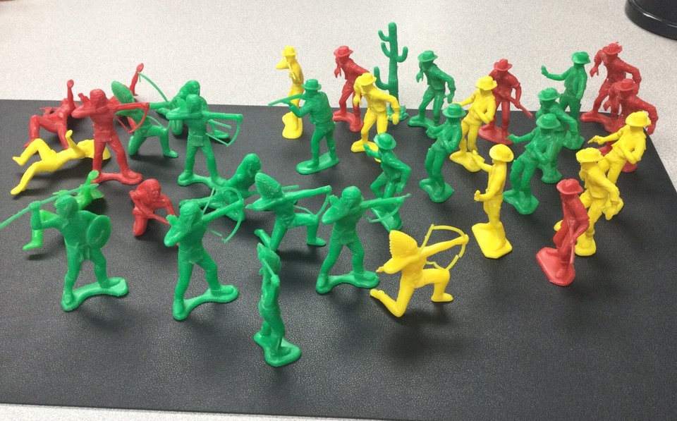 Vintage Assorted Marx Cowboys And Indians | eBay