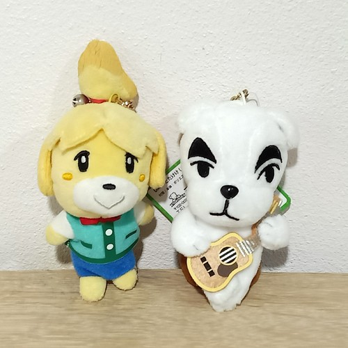 Animal Crossing Isabelle K.K. Slider Mascot keychain Plush Doll Sanei ...