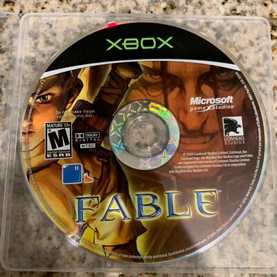 Fable Original Xbox Microsoft Disc Only Tested | eBay
